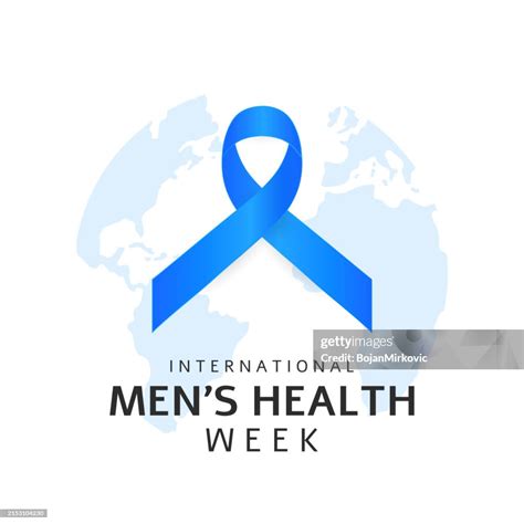 International Mens Health Week Card Poster June Vector High Res Vector