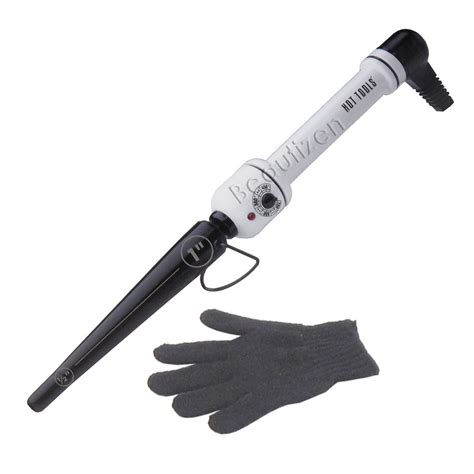 HOT TOOLS Professional Nano Ceramic Medium Tapered Curling Iron for ½ to Inch HTBW