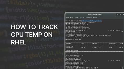 How To Track Cpu Temp On Rhel A Simple Guide