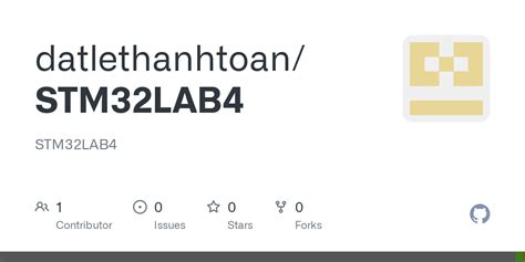 Github Datlethanhtoan Stm Lab Stm Lab