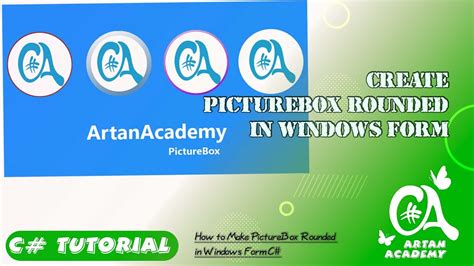 c picturebox rounded round picturebox design in windows form youtube