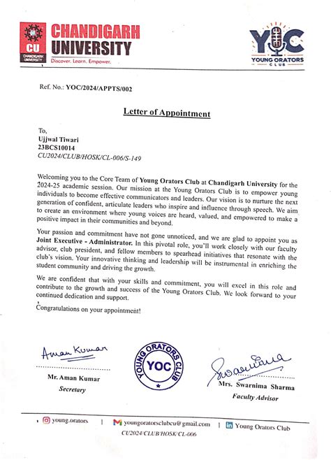 Im Honored To Share That Ive Been Appointed As The Joint Executive