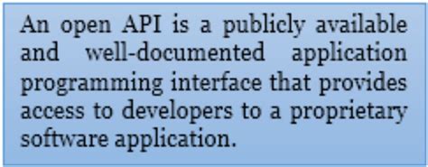 Open Application Programming Interfaces Api Purpose And Possibilities