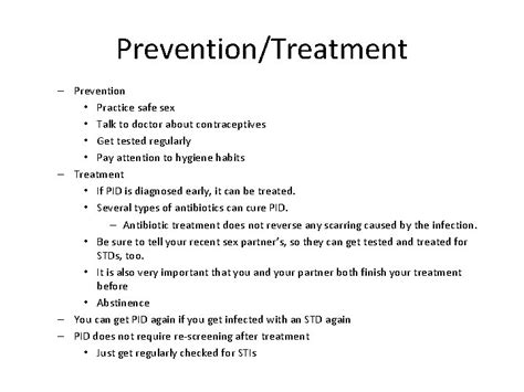 Pelvic Inflammatory Disease PID Pelvic Inflammatory Disease What