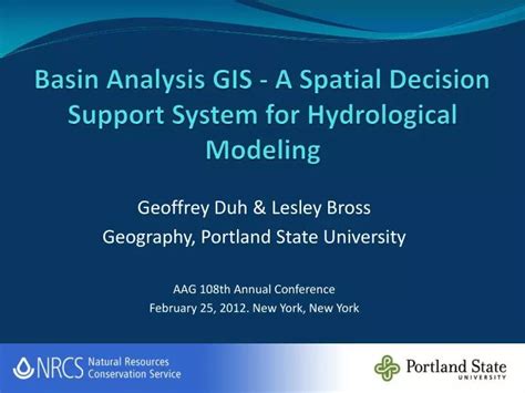 Ppt Basin Analysis Gis A Spatial Decision Support System For