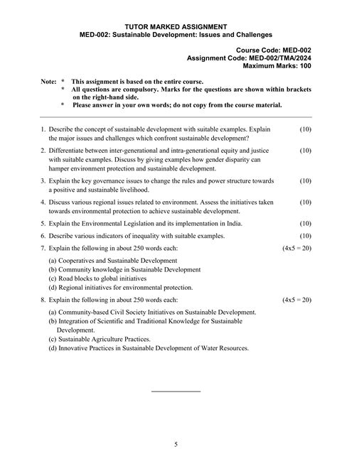 Ignou Med 002 Solved Assignment 2024 English Medium