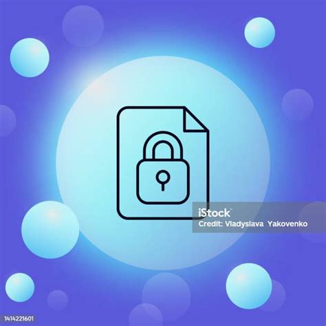 잠금 줄 아이콘이 있는 문서입니다 개인 개인 정보 보호 기밀 데이터 제한된 액세스 개인 정보 보호 개념 유리 형태 스타일 비즈니스 및 광고에 대한 벡터 라인 아이콘 0명에