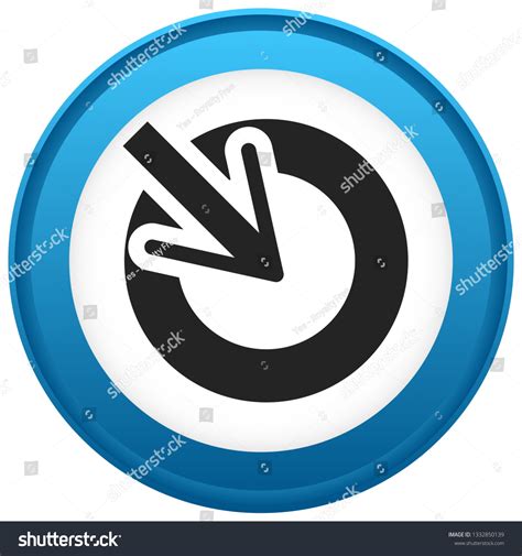 Position Accuracy Alignment Concept Icon Cursor Stock Vector Royalty Free 1332850139