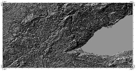 Arcgis Desktop Srtm V4 Hillshade Very Grainly Surface Geographic