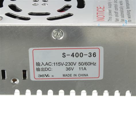 S 400 36 400w 36v 11a Single Output Ac To Dc Smps Switching Power Supply Sale Banggood Com
