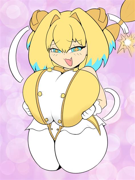 Rule 34 25circle Bombergirl Breasts Female Large Breasts Pine