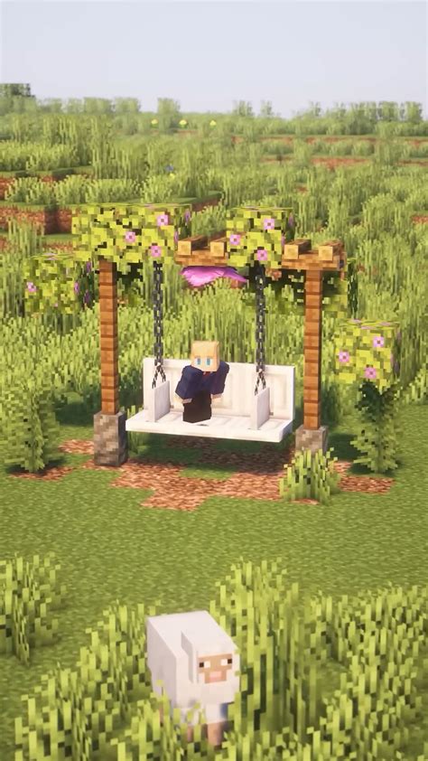 Minecraft Swing Chair Design Tutorial