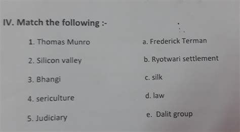Best Answer Match The Following Answer Brainly In