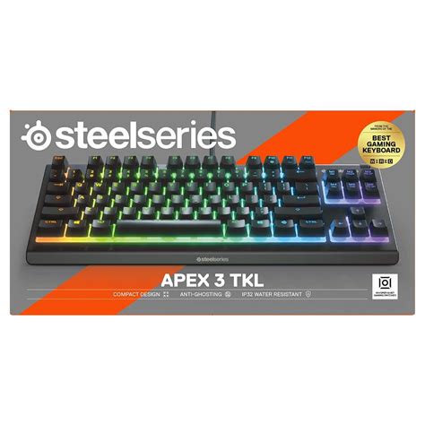SteelSeries Apex 3 TKL 80 RGB Gaming Keyboard Computia