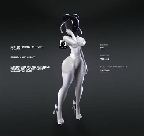 Rule 34 Blush Built In High Heels Feminization High Heels Lingerie Linkartoon Robot Robot Girl