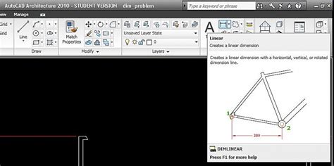 Dimensioning Problem With Selecting Autocad 2d Drafting Object Properties And Interface