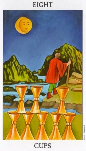 Eight Of Cups As What Someone Wants From You Upright And Reversed Tarot