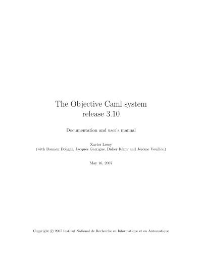 Polymorphic Variants Labels And Variants