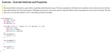 Exercise Override Methods And Properties Note The Chegg