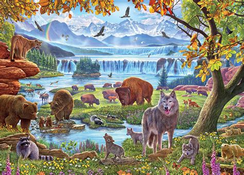 North American Wildlife Collage Page 2 North American Wildlife