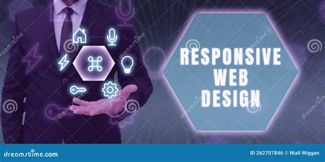 Handwriting Text Responsive Web Design Concept Meaning Web Page