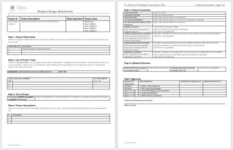 Free Statement Of Work Templates My Word Templates