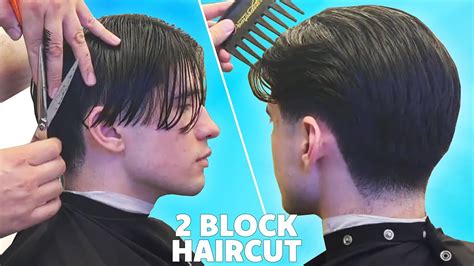Two Block Haircut Tutorial Live Youtube