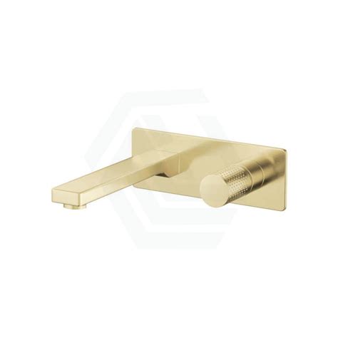 Linkware Gabe Brass Wall Mixer With Spout Variant Colour Myhomeware