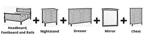 5 Piece Bedroom Sets Affordable Furniture Source