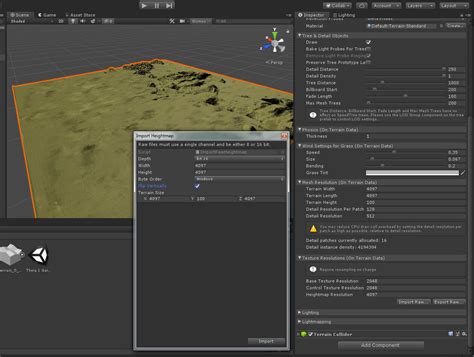Trouble Importing Raw Heightmap News And General Discussion Unity Discussions