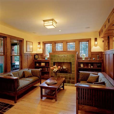 Mission Style Ranch House Interior