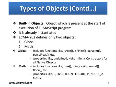 Javascript Object Basics By Satyen Pptx