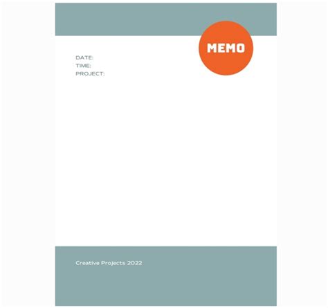 Memo Design Ideas Examples And Templates Shutterstock