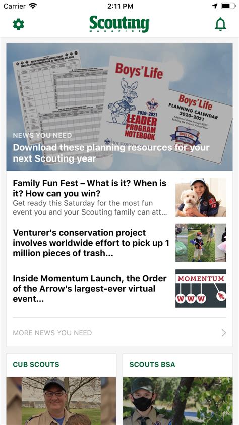 Iphone Için Scouting Magazine Bsa İndir