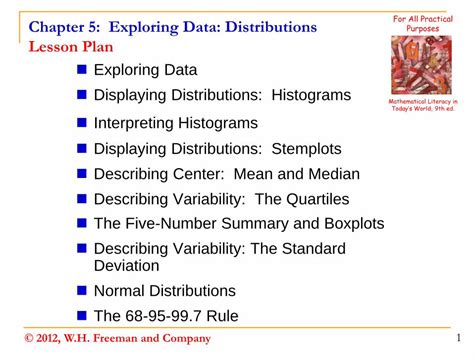Pdf Chapter 5 Exploring Data Distributions For All · Chapter 5 Exploring Data