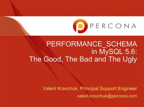 Performance Schema Inmysql56pluk2013 Ppt