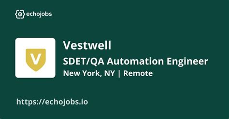 Vestwell Is Hiring Sdetqa Automation Engineer Usd 80k 100k Remote Rremotejs