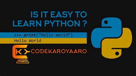 Is It Easy To Learn Python Yes Because Of Its Relative By