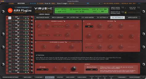 Access Virus Editor And Librarian AURA Plugins