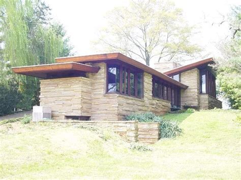 Shavin House Southeast Elevation Home Building Design Usonian House Usonian Style