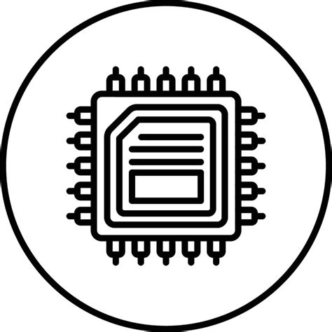 Cpu Processor Vector Icon 37367160 Vector Art At Vecteezy