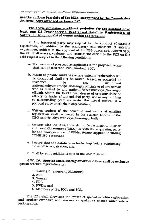 Resolution No 10963 Rules And Comelec Suyo Ilocos Sur