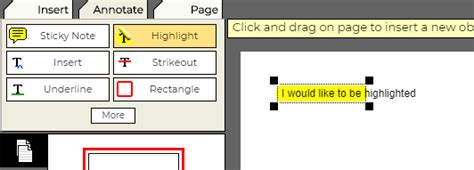 Highlighting Text In A PDF Document PDFescape