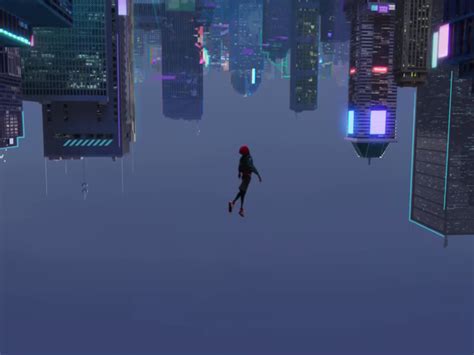Into The Spider Verse Origin Of Miles Leap Of Faith Business Insider