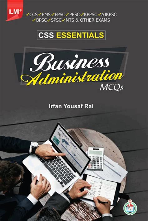 ilmi css essentials business administration mcqs ilmi kitab khana