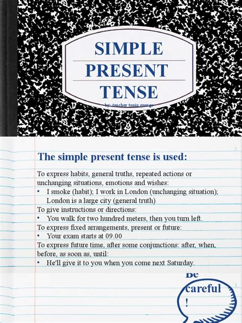 Present Simple Explanation Pdf