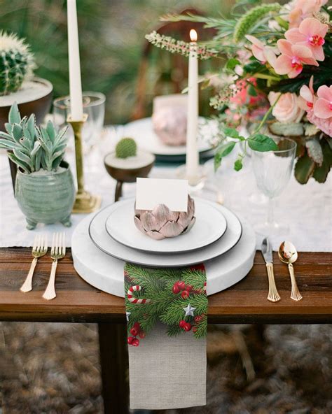 Badu Bg Коледен гном Карирани салфетки Комплект плат Покривка за сватбено парти Меки кухненски