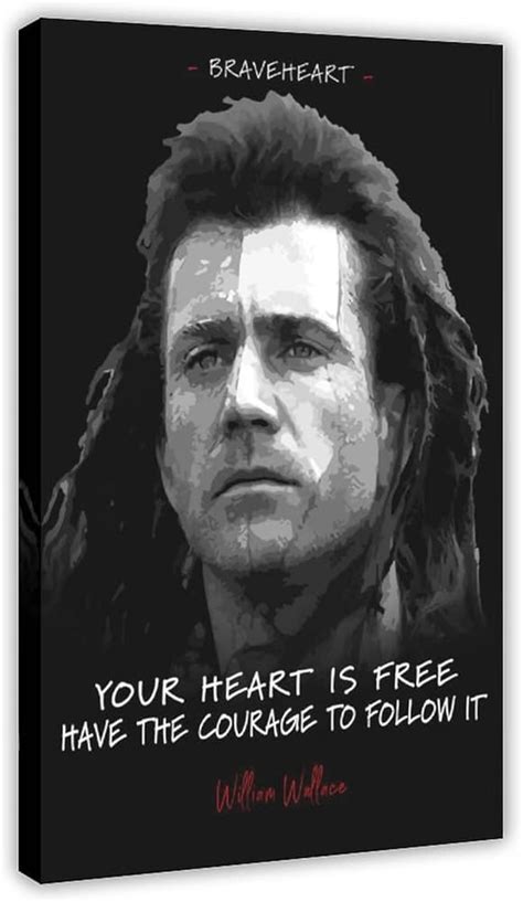 William Wallace Quote Baogeli Braveheart Poster William Wallace Movie