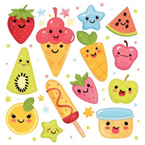 스 음식 터 일러스트레이션 만화 디자인 고립 된 배경 식사 그래픽 로고 아이콘 프리미엄 Ai 생성 벡터