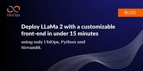 Deploy LLaMa 2 With A Customizable Front End In Under 15 Minutes Using